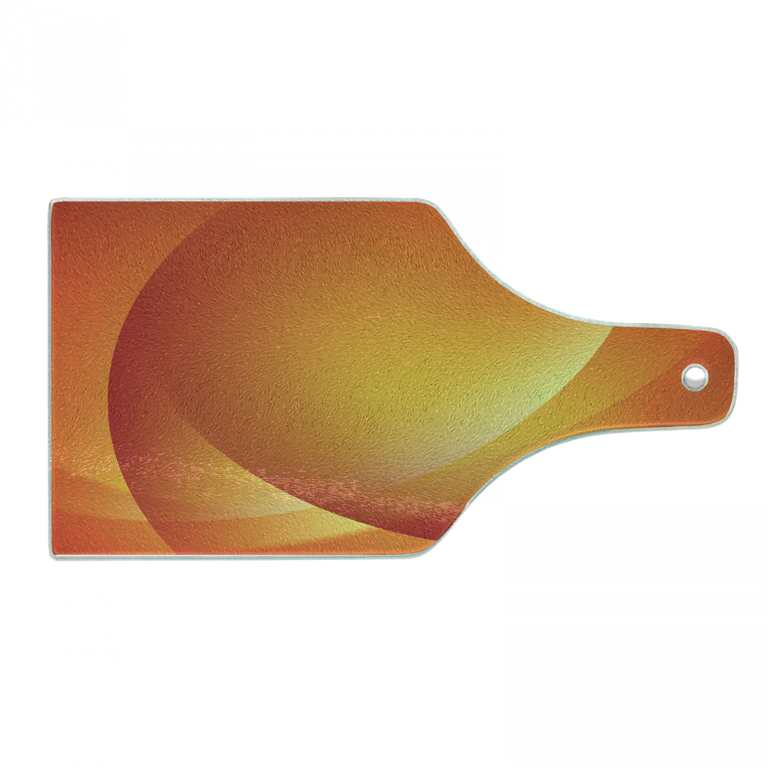 Orange Cutting Board, Colorful Smooth Twist Lines Sun Abstraction ...