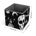 10.6in Folding Storage Box Solid Material Handle On Both Sides For Easy ...