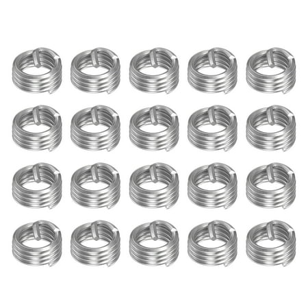 Uxcell M6 x 1 1D 6mm 304 Stainless Steel Wire Thread Insert Threaded ...