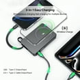 MagSafe Magnetic Power Bank Wireless Charger with Built-in USB-C Cable ...