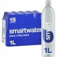 Glaceau SmartWater Drinking Case with Sports Cap (700ML bottles, 15 pk ...