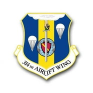3.8 Inch U.S. Air Force Hap Wing MILITARY DECAL - Walmart.com