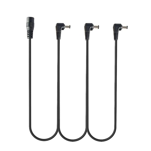 3 Way Right Angle Daisy Chain Cable Splitter for Guitar Effects Pedal ...