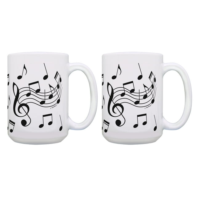 ThisWear Musical Mug Music Note Mug Guitar Related Gifts Musician Mug ...