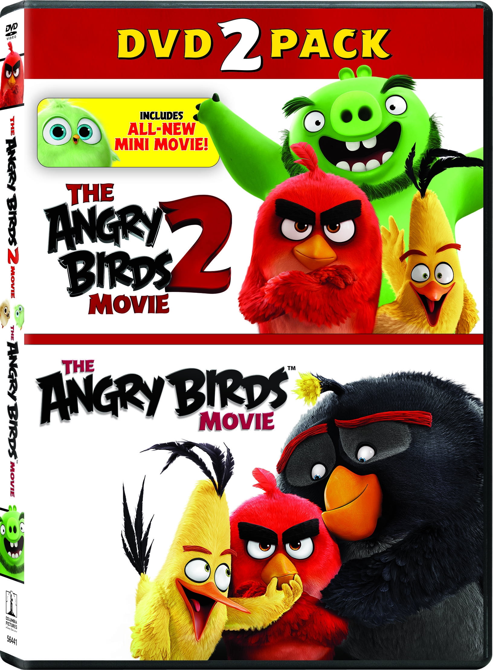 The Angry Birds Movie 2/ Angry Birds 1 Double Feature (Walmart ...