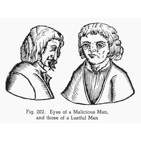 Physiognomy, C1531. /Neyes Of A Malicious Man, And Those Of A Lustful ...