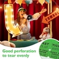 100 Raffle Tickets, (200 Pcs 100 Pairs) 50/50 Double Ticket, Bold ...