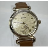 Timex Women's Model 23 Water Resistant Watch, 33mm Gold-tone Case, Tan ...