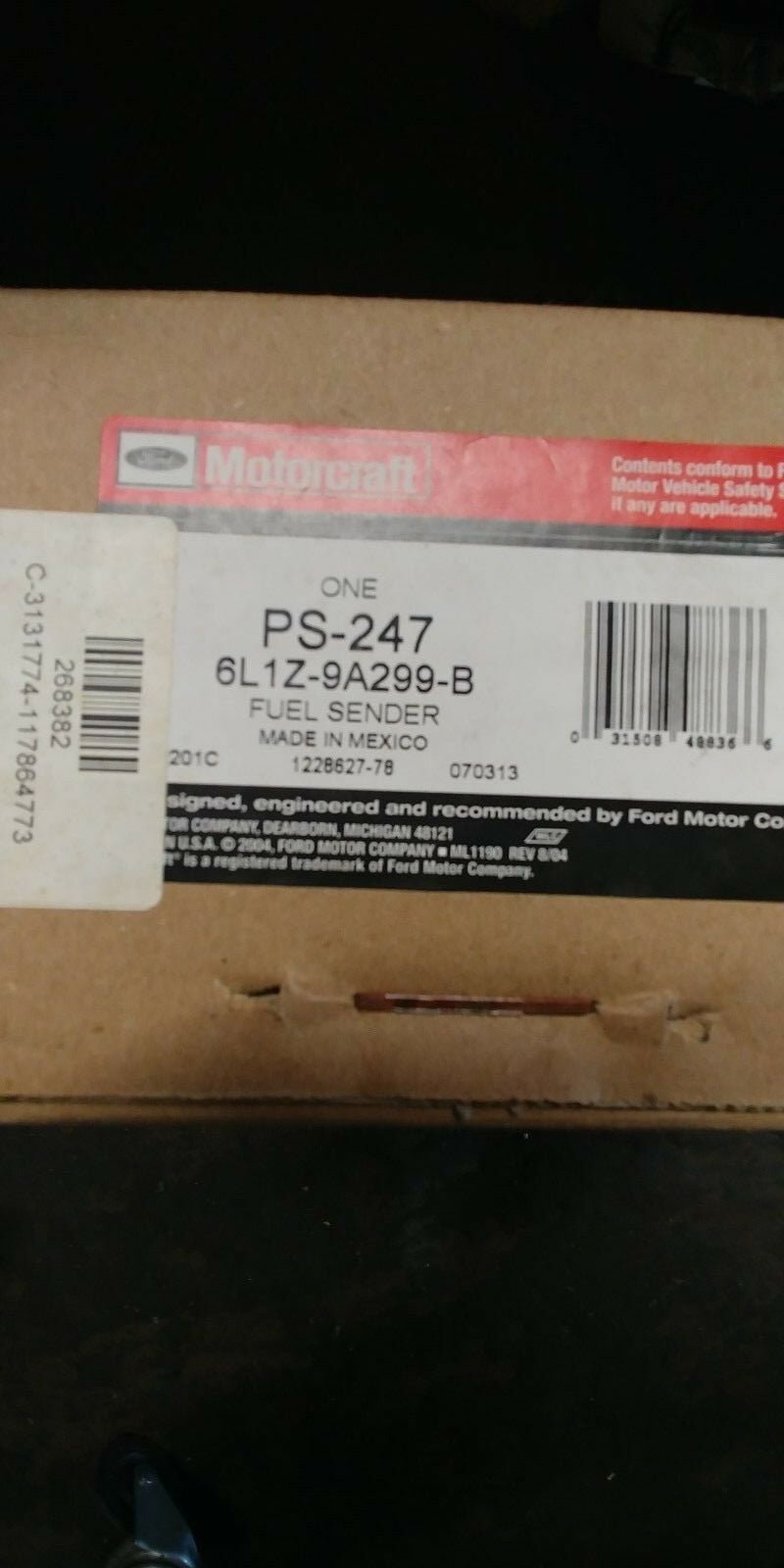 MOTORCRAFT PS-247 Fuel Tank Sender Assembly - Walmart.com