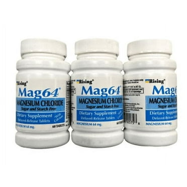Mag64 Dietary Supplement, Magnesium Chloride Tablets, 120 ct - Walmart.com