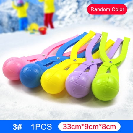CAROOTU 1/2/3/4 Pack Snowball Maker with Handle for Kids Snow Ball ...