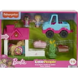 Fisher-Price Little People Barbie Horse Stable Playset for Toddlers ...