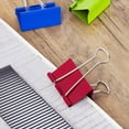 Mr. Pen Large Binder Clips 2 Inch Colored Set Hold Up to 250 Sheets ...