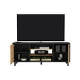 Dtwnek 4 Shelves Tv Stand for TV´s up 55", Black + Brown - Walmart.com