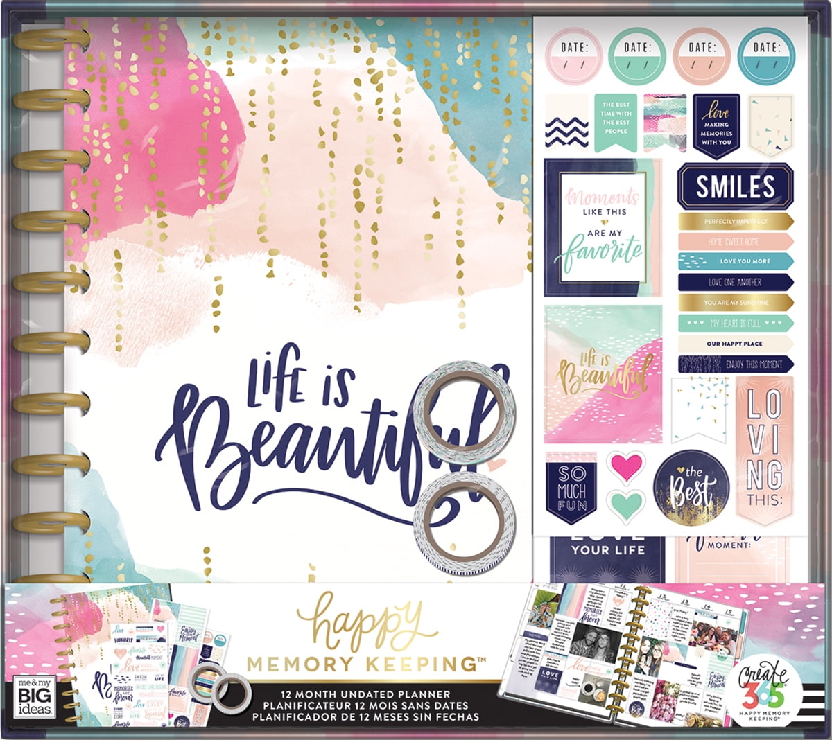 Create 365 12-Month Planner Box Kit-Life Is Beautiful | Walmart Canada