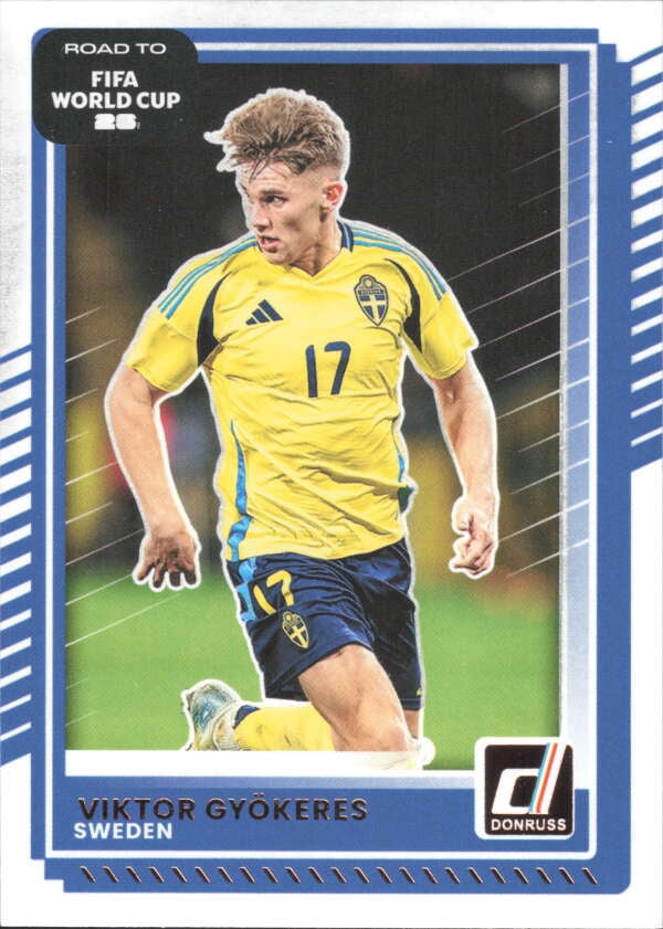2025-26 PANINI DONRUSS ROAD TO WORLD CUP BASE #82 VIKTOR GYOKERES ...
