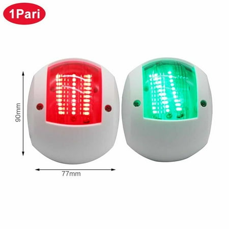 2pcs Boat Navigation Light Green and Red Signal Light boat navigation ...