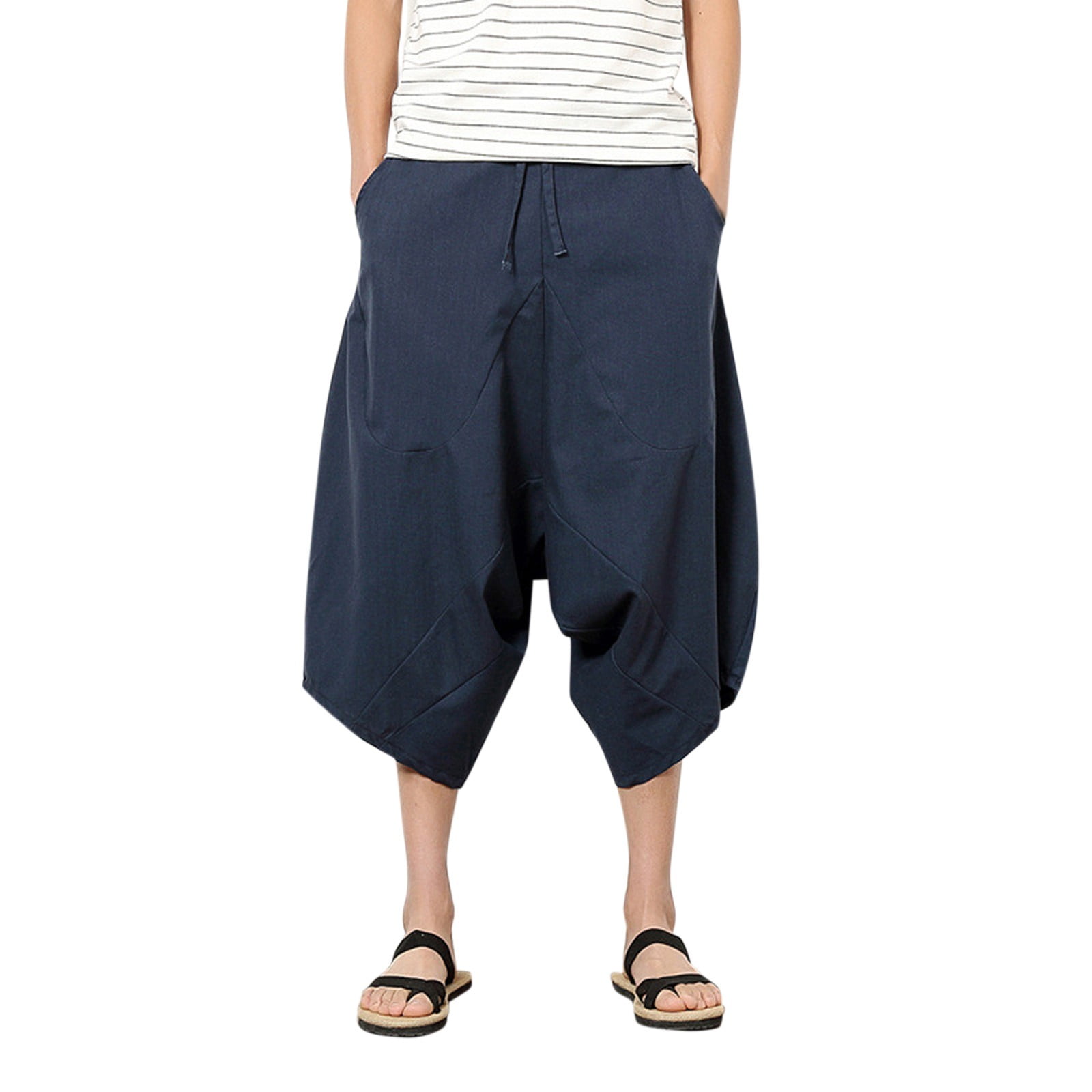 Eashery Men Pants Casual Slim Fit Straight Fit Easy Khaki Pants Stretch ...