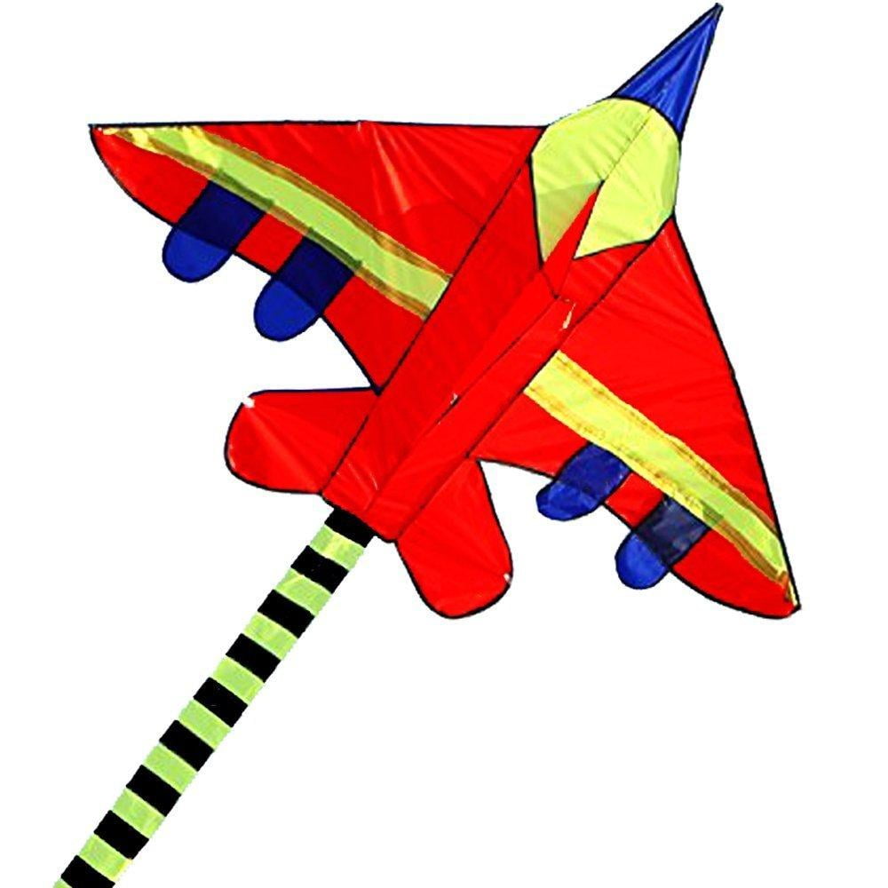 Hengda kite Long Tail Cartoon Fighter Kites The Plane Kite for Children ...