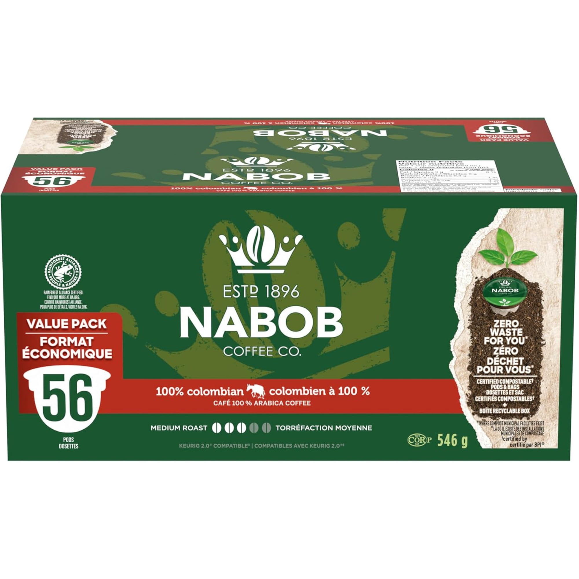 Click here for Pack Of 2 - Nabob 100 Colombian Coffee Certified C... prices