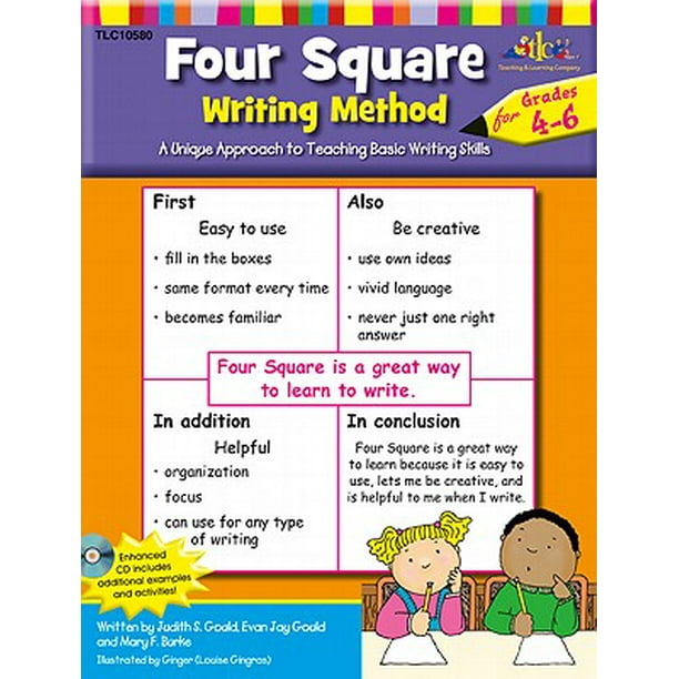 Four Square: Writing Method Grades 4-6 W/Enhanced CD: A Unique Approach ...