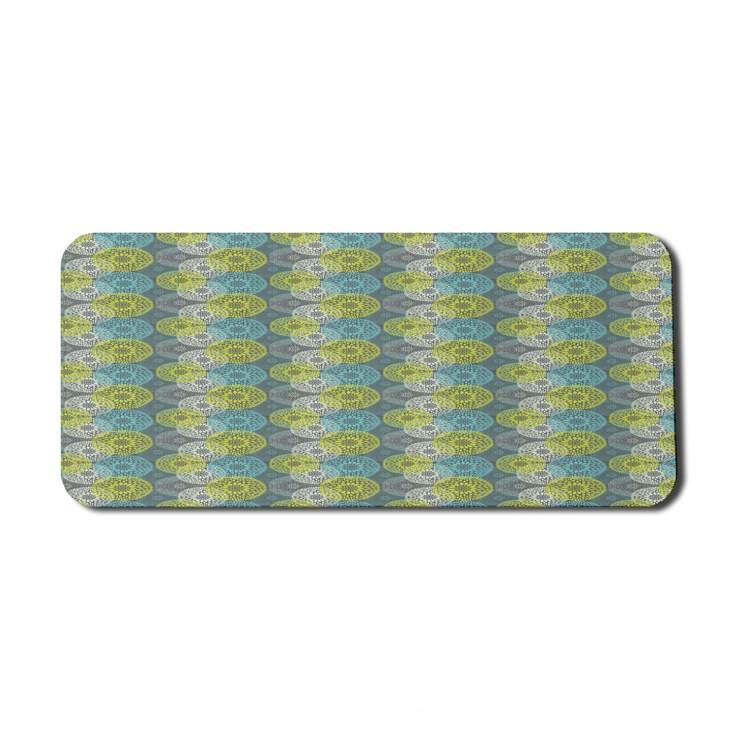 Floral Computer Mouse Pad, Damask Stencil Pattern Inspired ...