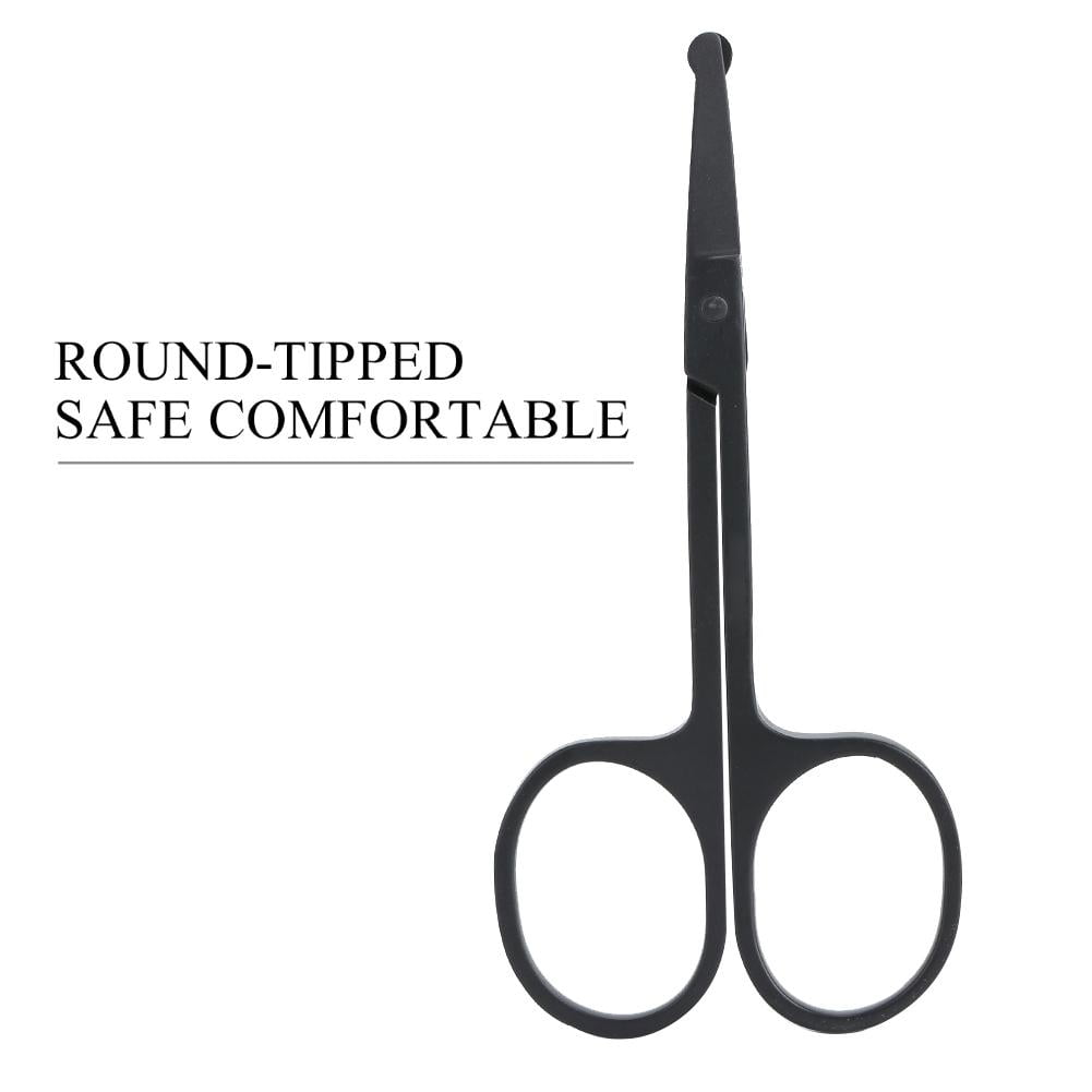 Click here for Faginey Black Stainless Steel Scissor Eyebrows Nos... prices