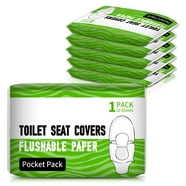 Potty Shields Disposable Toilet Seat Covers for All Ages 12 Pack ...