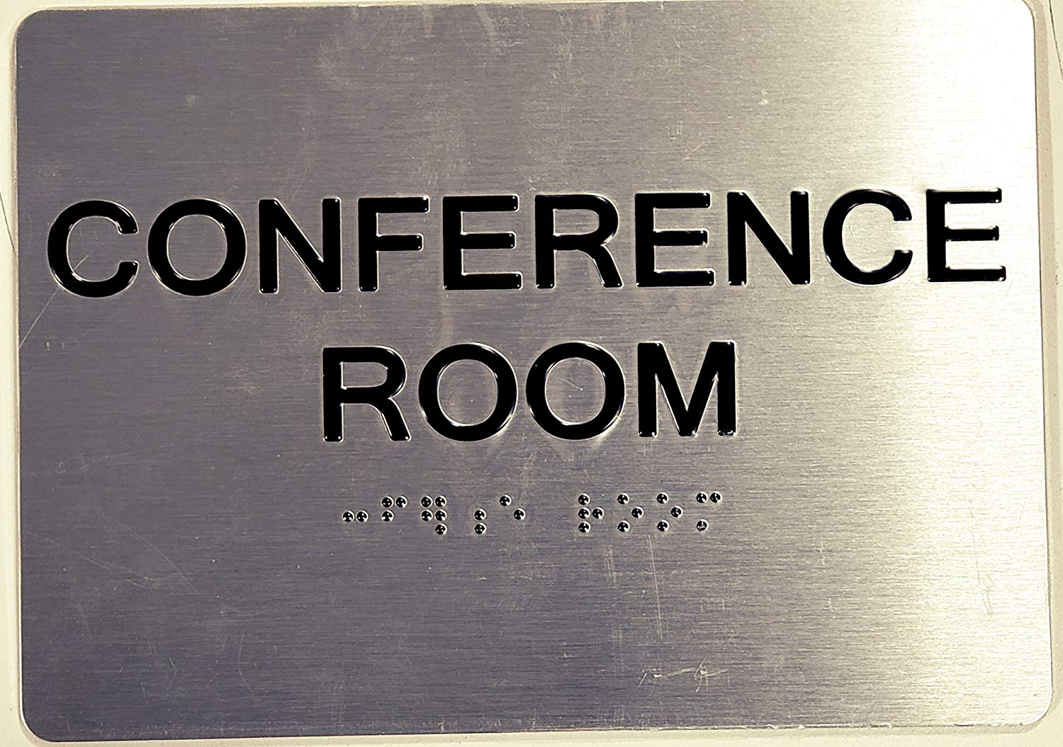 Conference Room Sign (Aluminum, Brush Silver, Size 5X7) The Sensation ...
