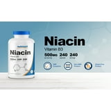 Nutricost Niacin 500mg Vitamin B3, 240 Capsules - Non-GMO, Gluten Free Supplement - Walmart.com