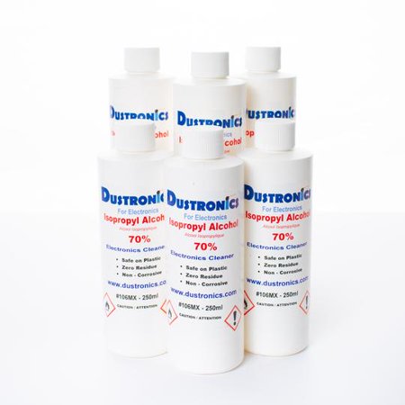 Electronic Cleaner Ultra Pure Isopropyl Alcohol 70%, 250ML 6 PACK ...