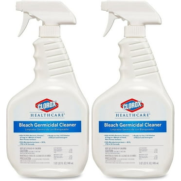 Clorox Healthcare Bleach Germicidal Cleaner, 32 Ounce Spray Bottle ...