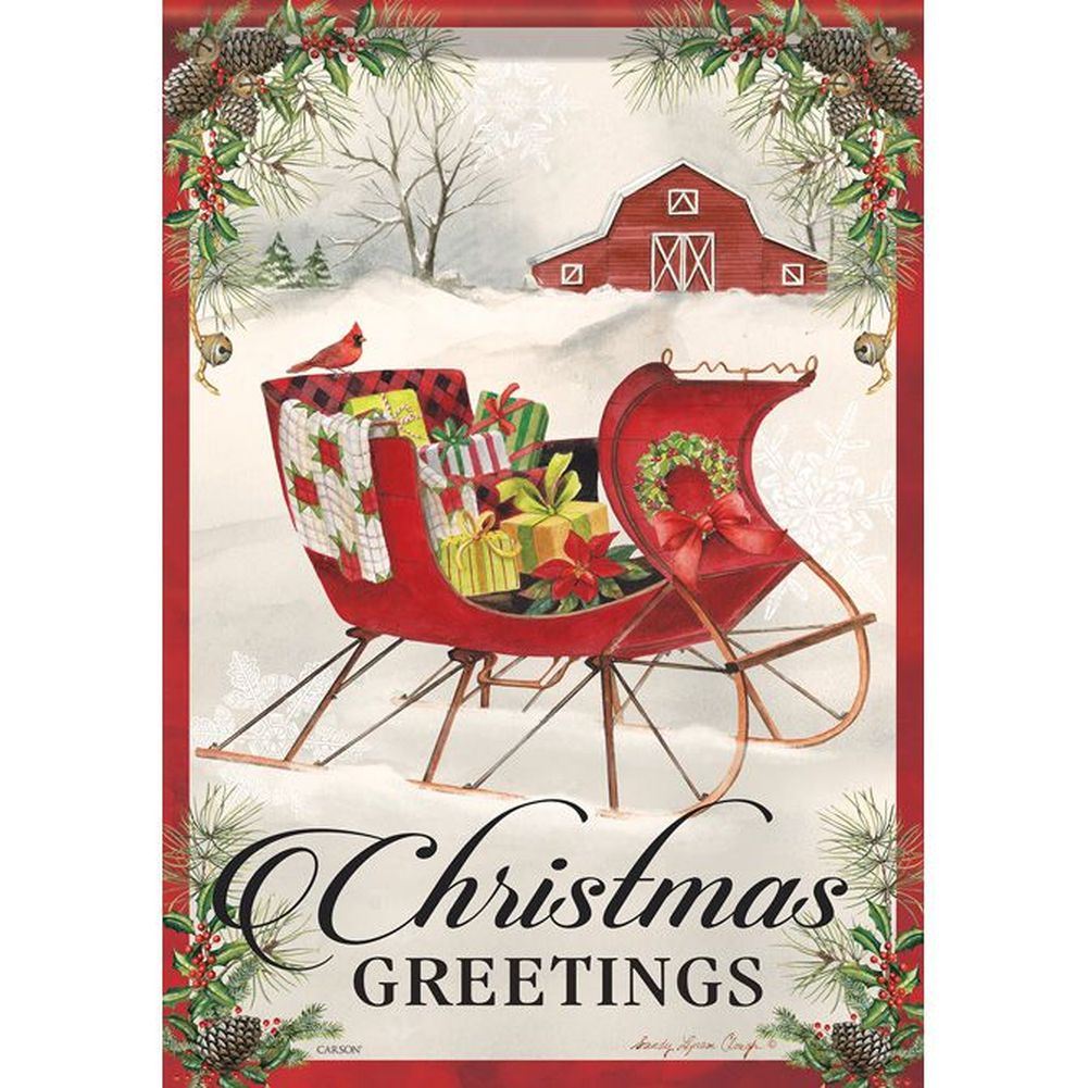 Carson House Flag - Holiday Sled - Walmart.com