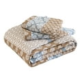 Pangushan 100 Cotton Brown Quilt King Size King Quilt Bedding Set