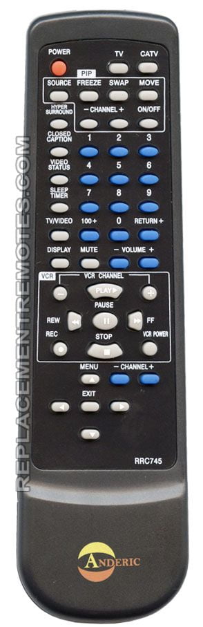 ANDERIC RRC745 JVC (p/n: RRC745) TV Remote Control (new) - Walmart.com