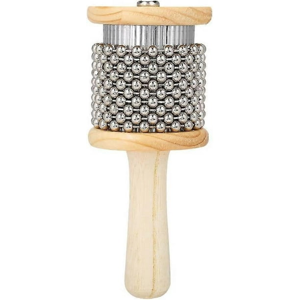 KAIYANG Cabasa de madera Sonajero de mano de madera Cabasa Instrumento ...