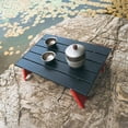 FNOCHY Small Camping Side Table That Fold Up Lightweight, Tent Table ...