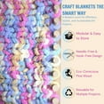 Yarniss 47" Chunky Blanket Loom Kit, Wooden Knitting Loom Frame for ...