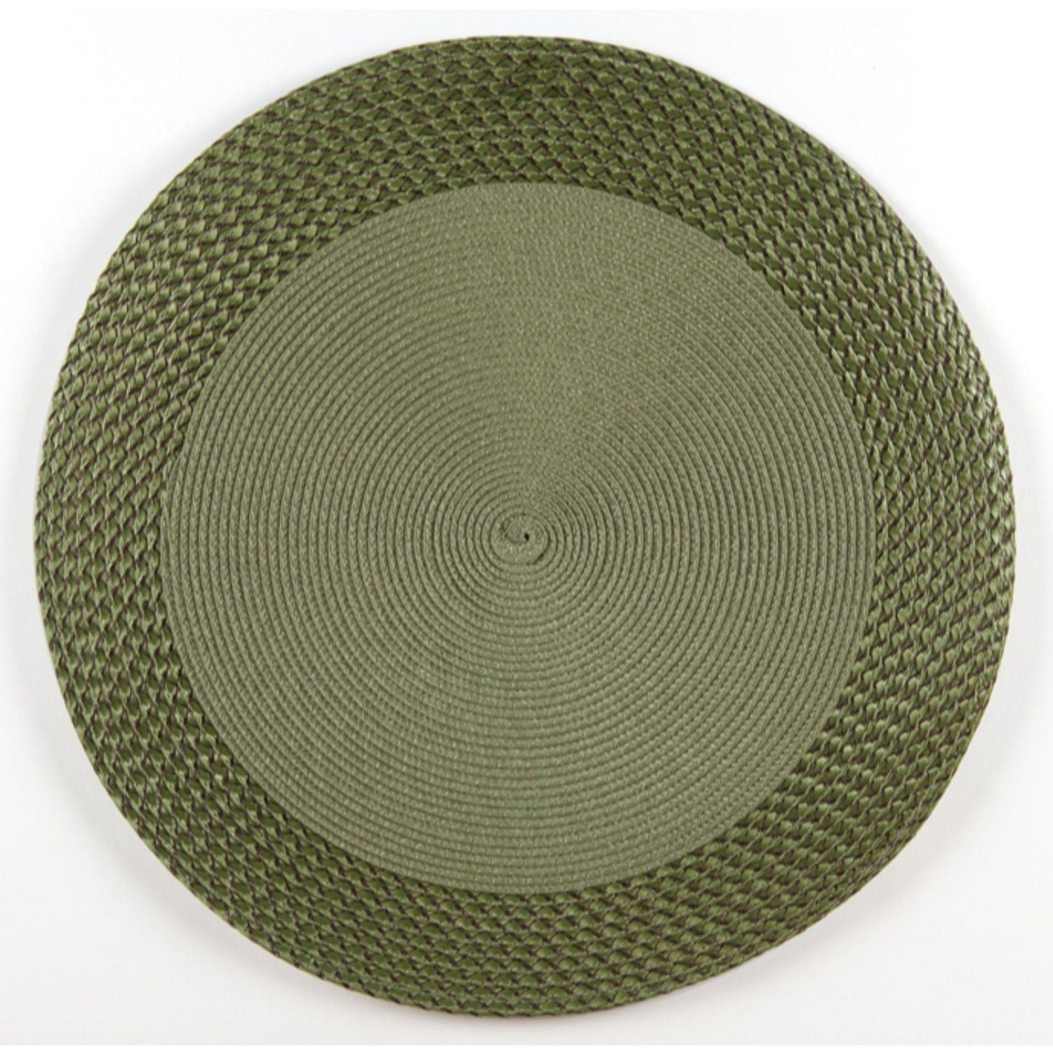 Click here for Ih Casadécor Vinyl Round Placemat With Border (Gre... prices