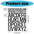 5 Sheets Waterproof Letter Sticker Alphabets Sticker Decal Reward ...