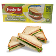 Freshrite Sandwich Bags, BPA-Free, Fold-Top, 6 1/4 x 5 1/2 inches, 150 ...