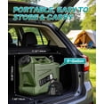 Portable Camping Shower Kit with 5-Gallon Water Jug, 5-Mode Spray Head ...