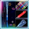 152 Pack Multicolor Fiber Optic Wand Glow Wand LED Light Up Wand Bulk ...