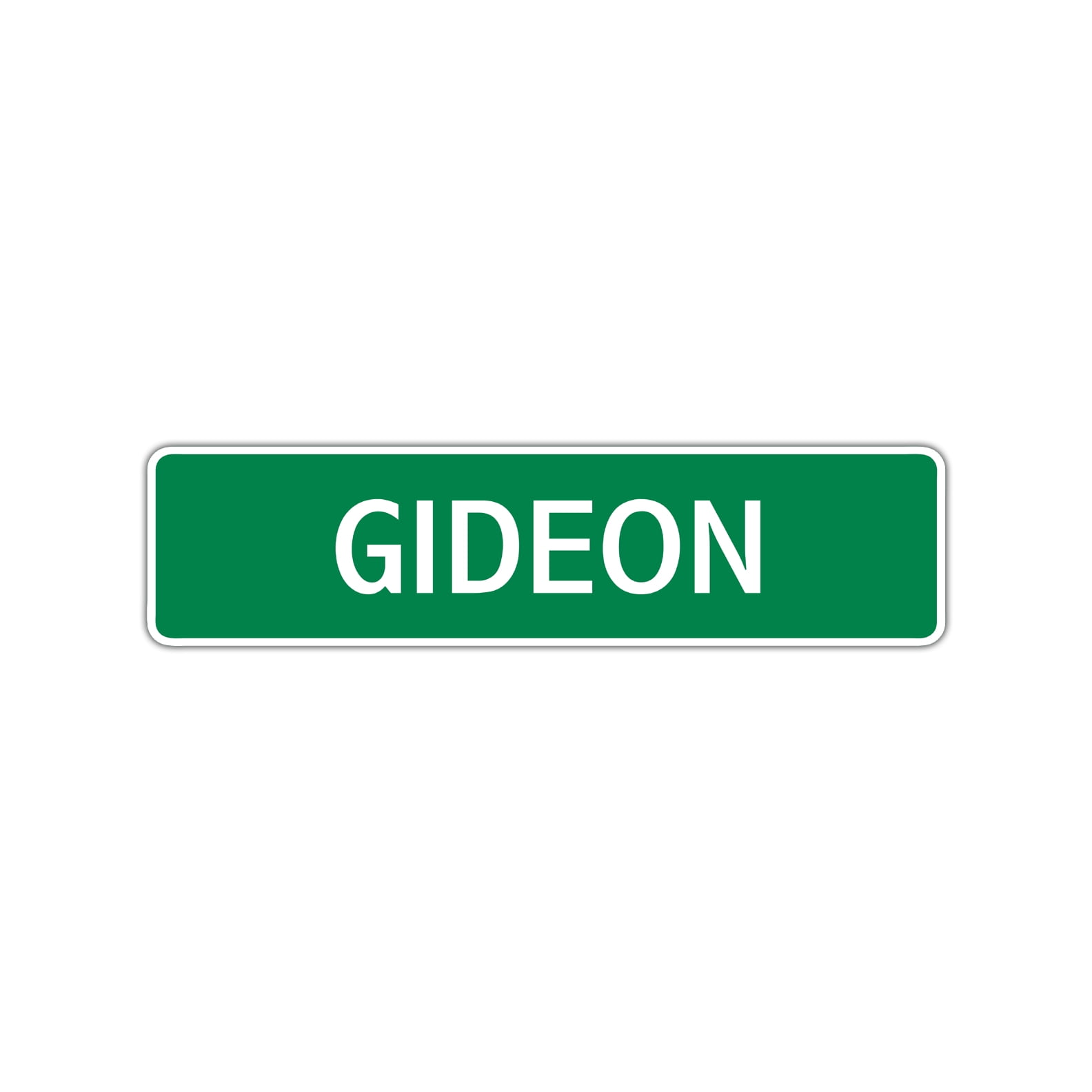 Gideon Boys Children Name Letter Printed Label Indoor Outdoor Wall ...
