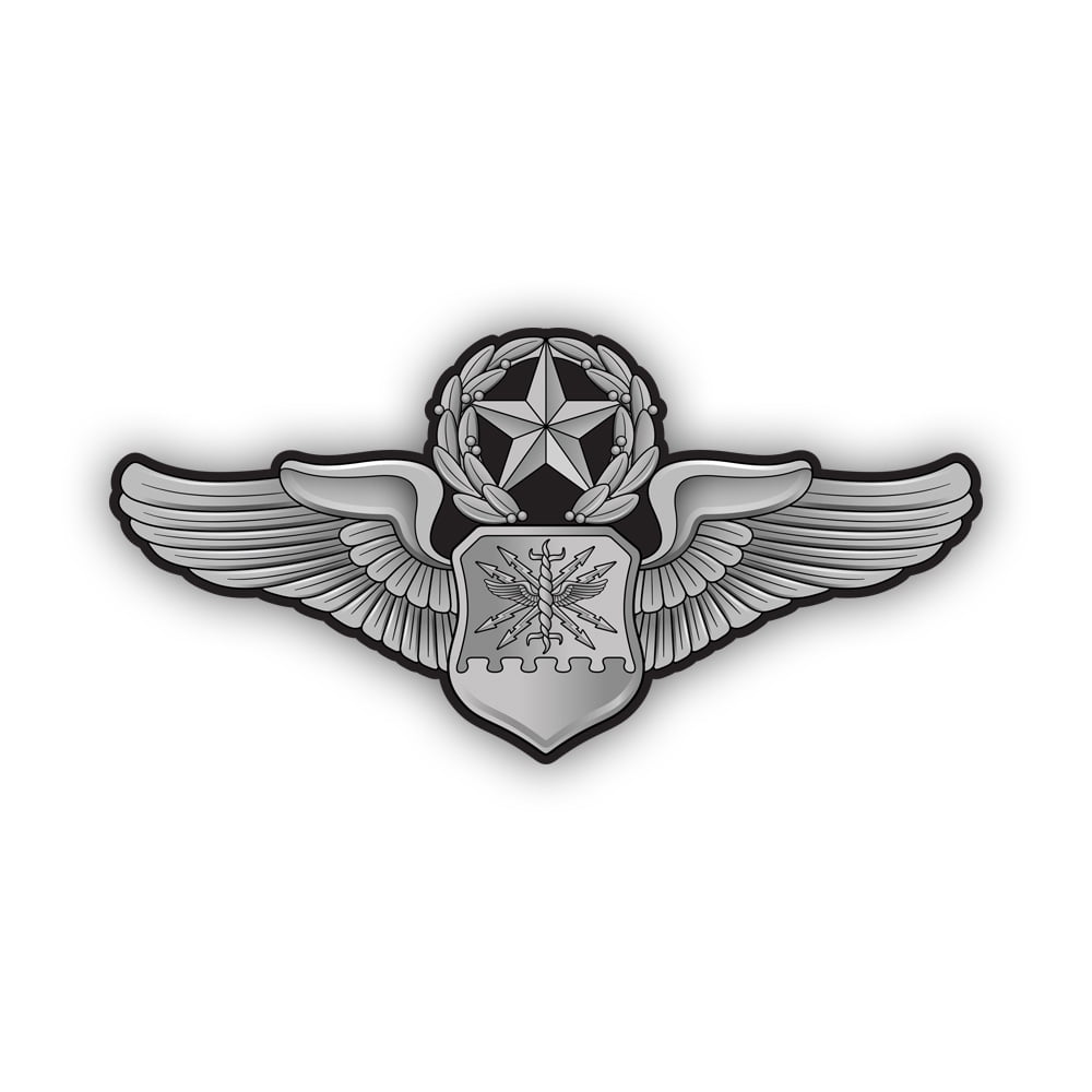 Master Navigator Wings Aircraft Observer Badge Sticker Decal - Self ...