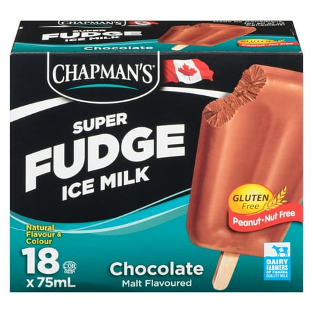 Chapman's Super Fudge Ice Milk Bars, 18 x 75mL - Walmart.ca