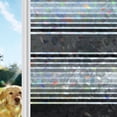 Black Stripes Window Privacy Film Minimalist Stripe Modern Gradient ...