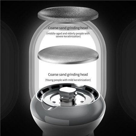 Electric Foot Sharpener Peeling Foot Polisher Vacuum practical Cleaner ...