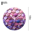 10 Inch Wall Clock Battery Operated Silent Clock Decorative for Office ...