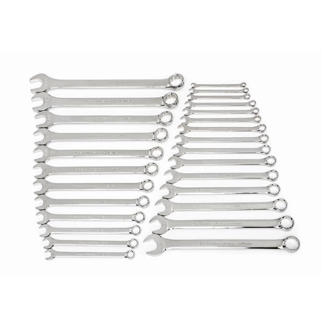 SAE & Metric Long Pattern Combination Wrench - 27 Piece - Walmart.com